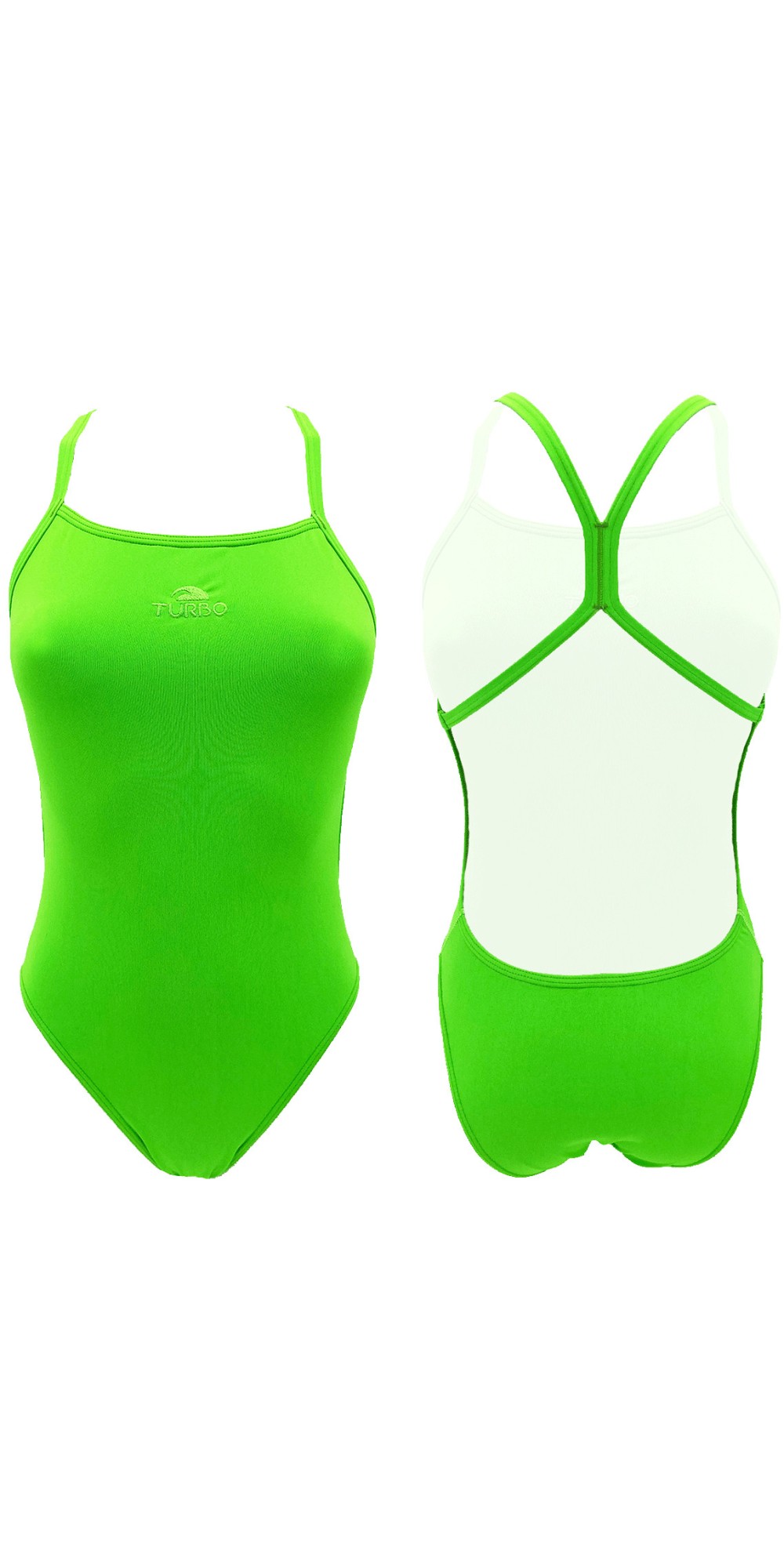 Maillot Natation Turbo Femme Energy Vert