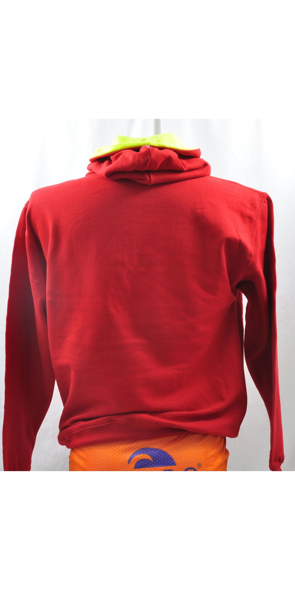 Pull à Capuche Turbo Rouge et Jaune