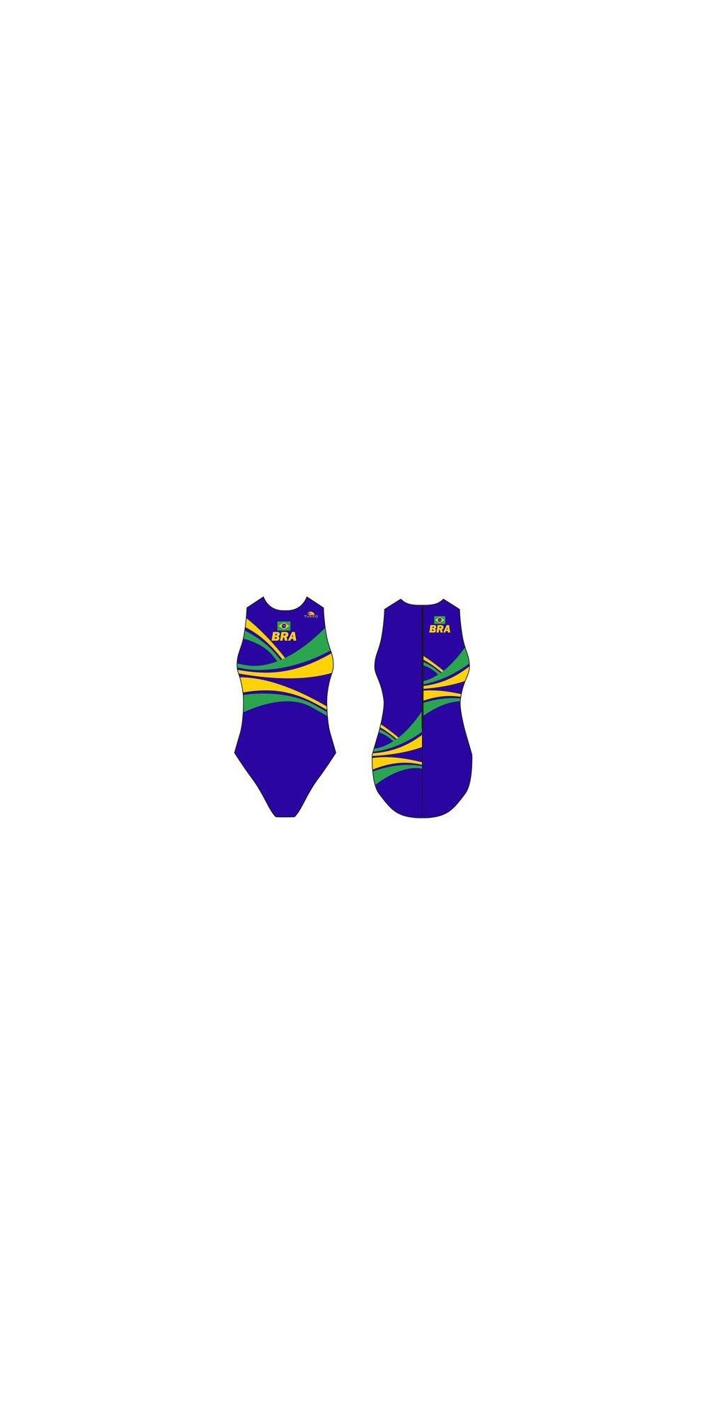 Maillot Water-Polo Turbo Femme Brazil