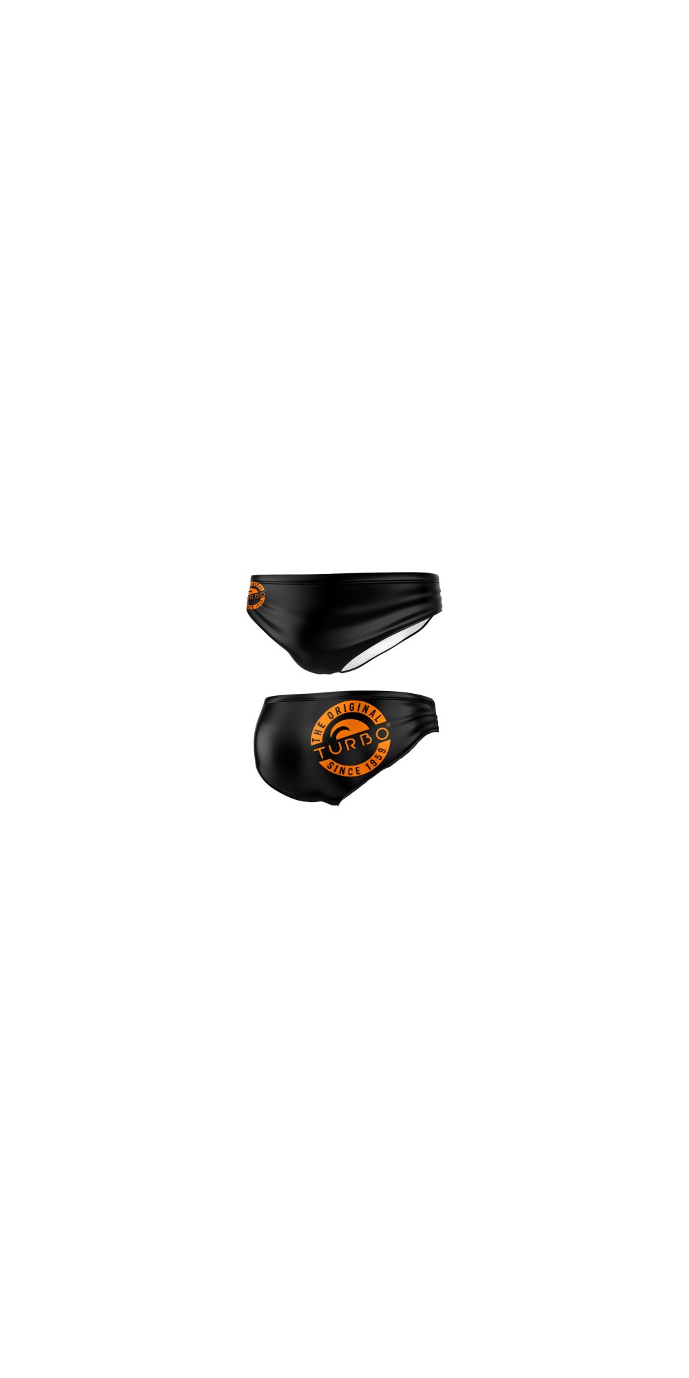Maillot Water-Polo Turbo Homme Original Noir